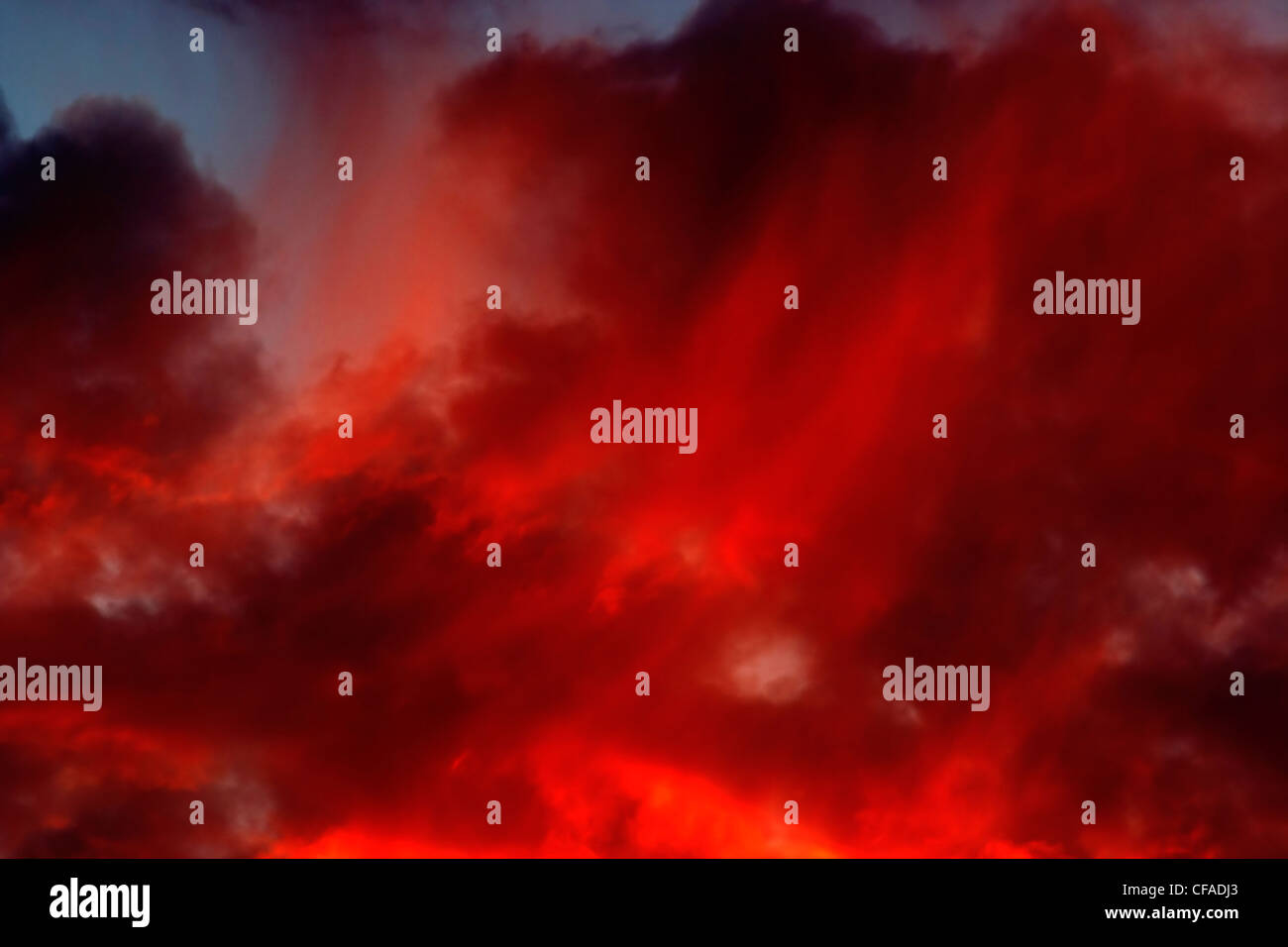 rosy sky - sunset colors Stock Photo - Alamy