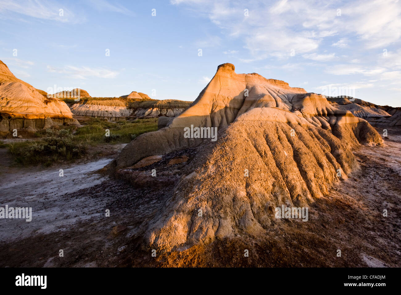 Badlands formations at Dinosaur Provincial Park (a United Nations World ...