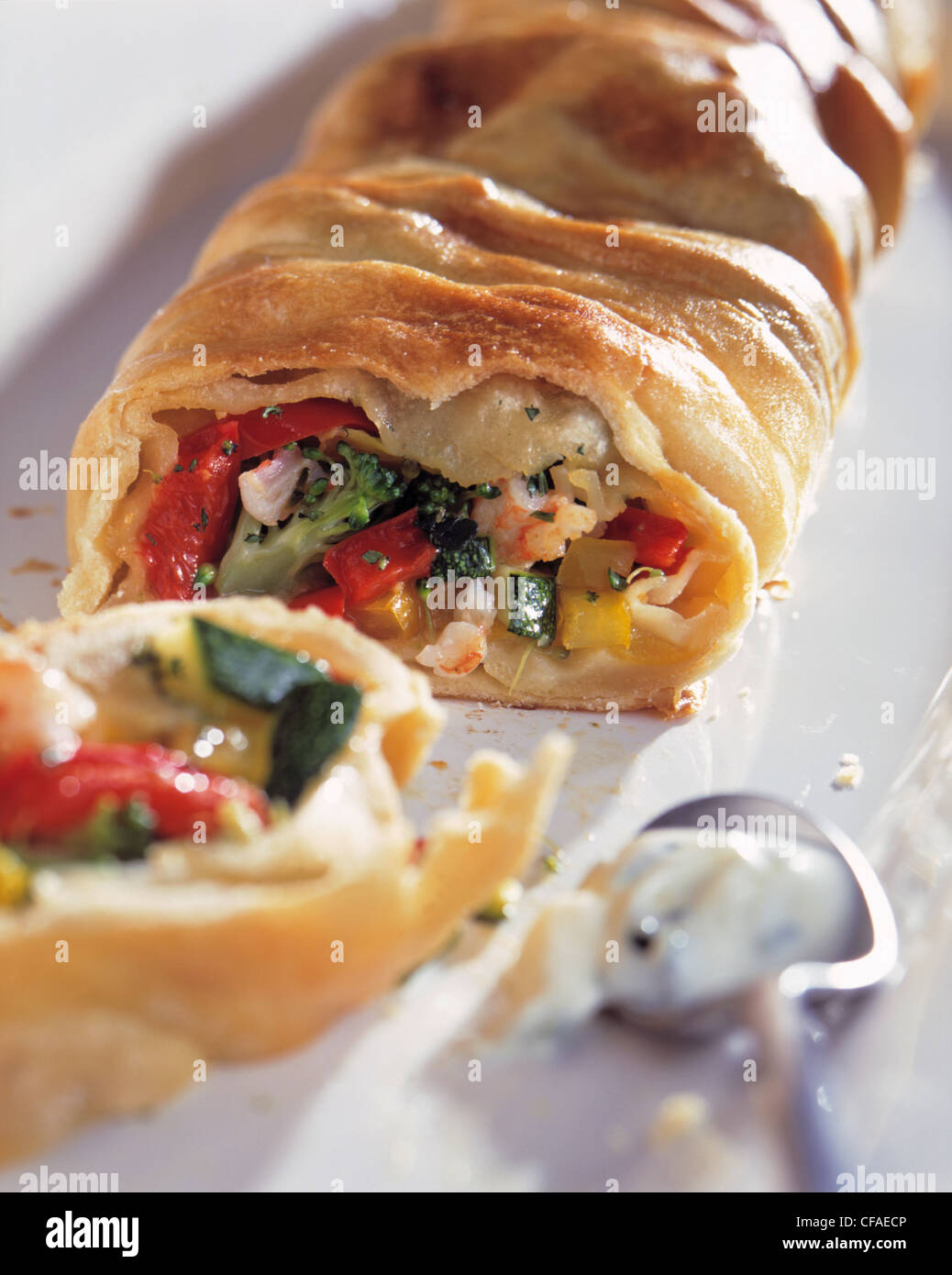 Curd cheese strudel hi-res stock photography and images - Alamy