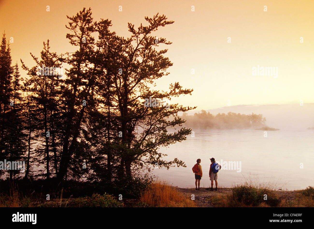 Beach woods and hikers hi-res stock photography and images - Alamy