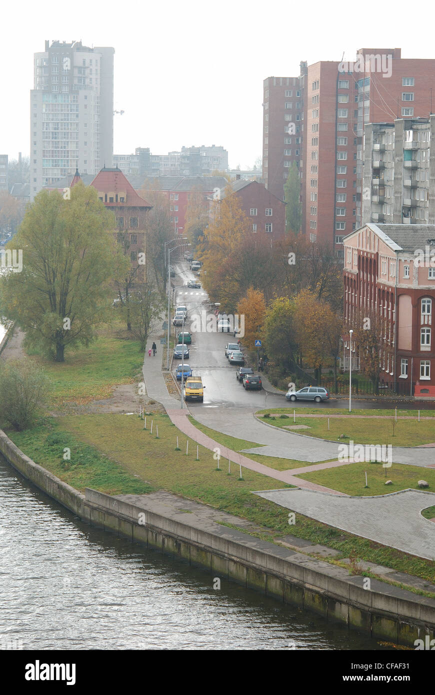 Street of Kaliningrad. Russia Stock Photo - Alamy