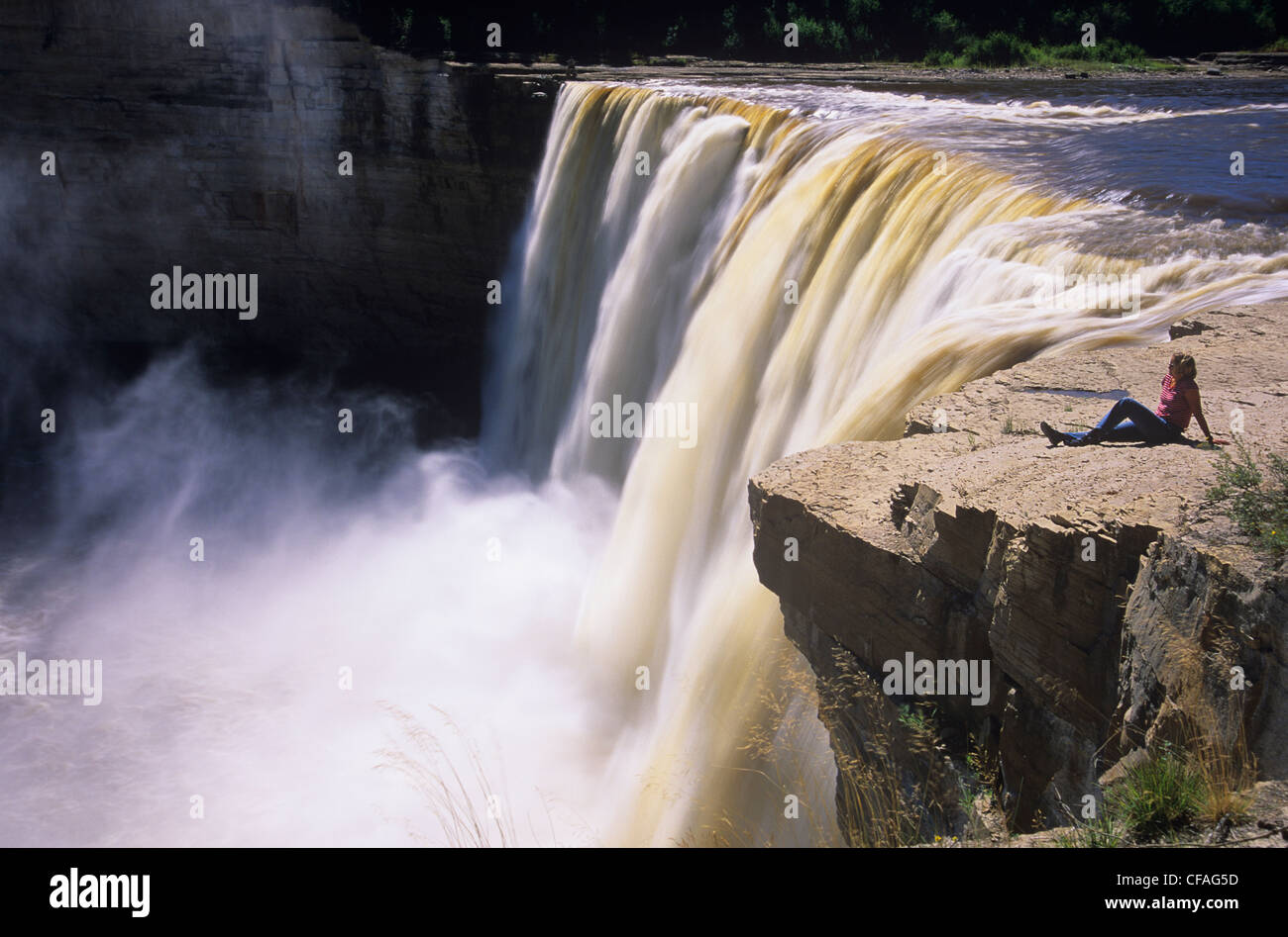 Alexandra Falls, Northwest Territories, Canada Stock Photo - Alamy