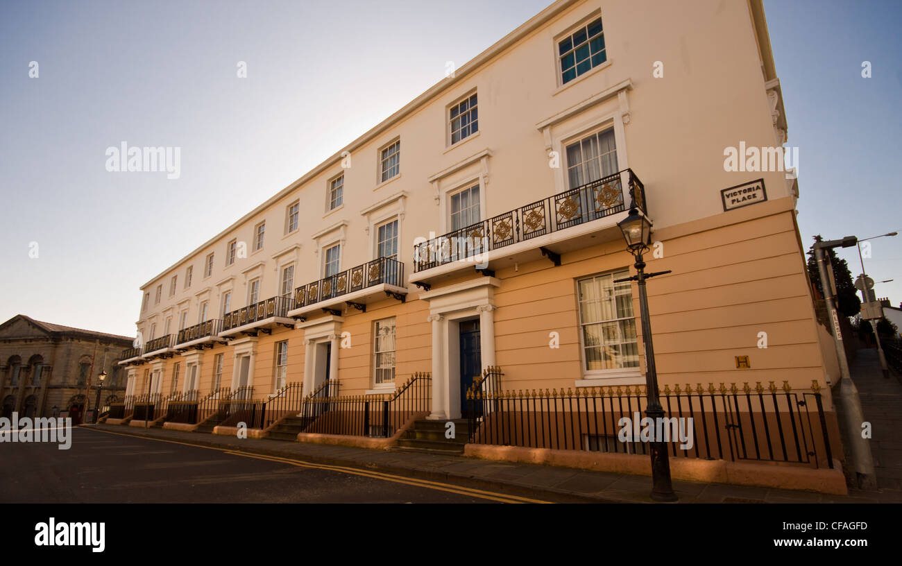 row of victorian houses Stock Photo - Alamy
