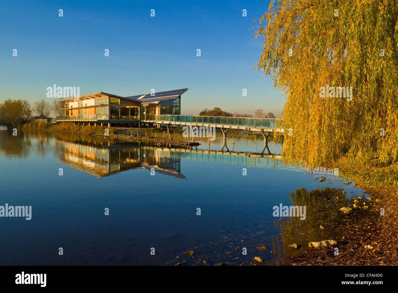 Attenborough Nature centre reclaimed gravel pit Nottingham England UK ...