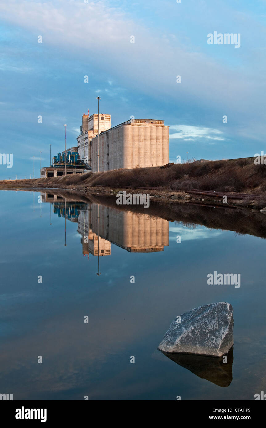The Port of Churchill grain terminal, Churchill, Manitoba, Canada Stock ...
