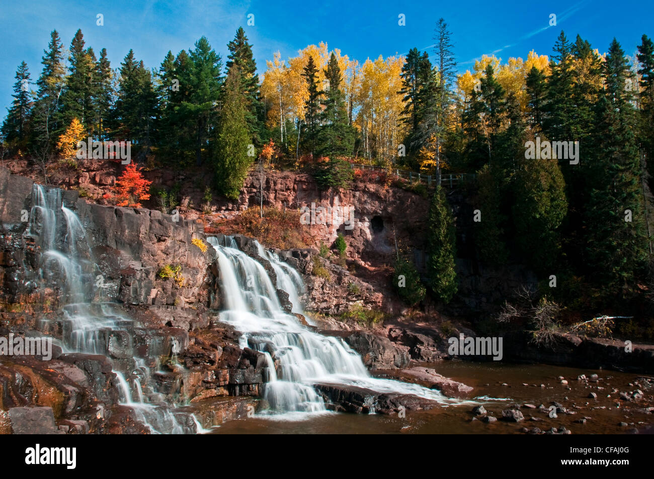 Gooseberry Falls State Park, Minnesota, United States of America Stock ...