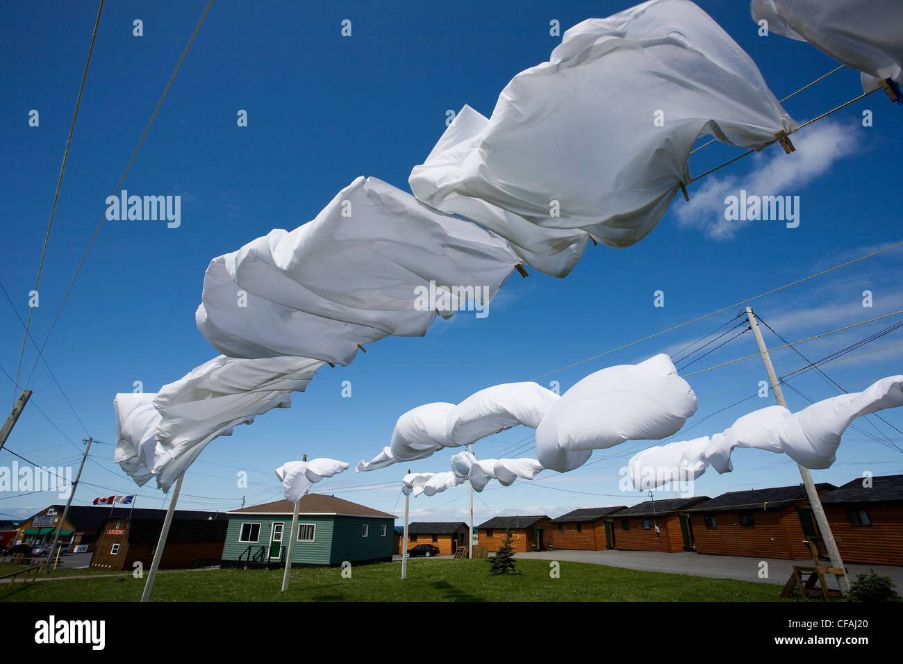 Sheets blowing in the wind hi-res stock photography and images - Alamy