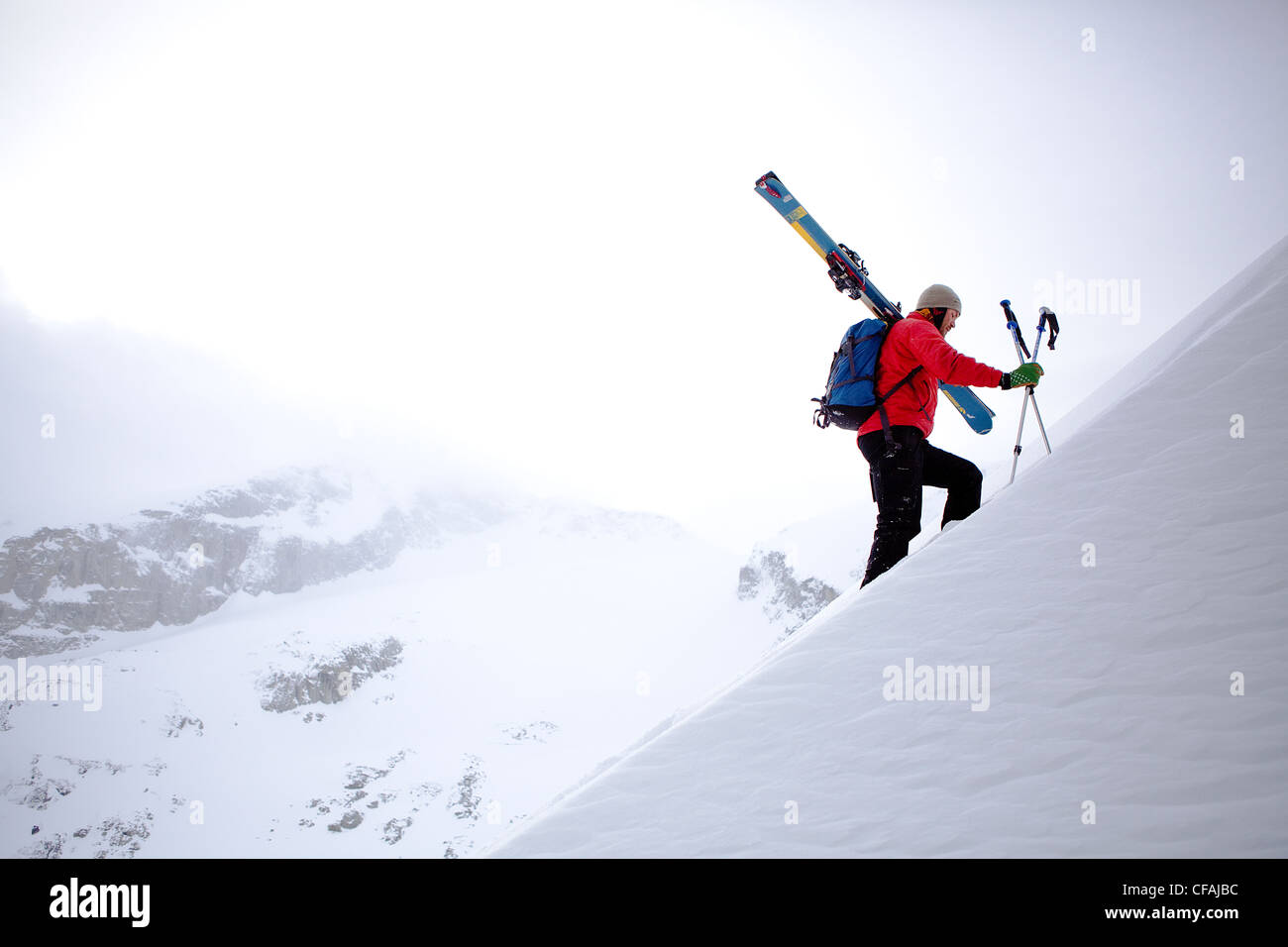 Steep icey slope hi-res stock photography and images - Alamy