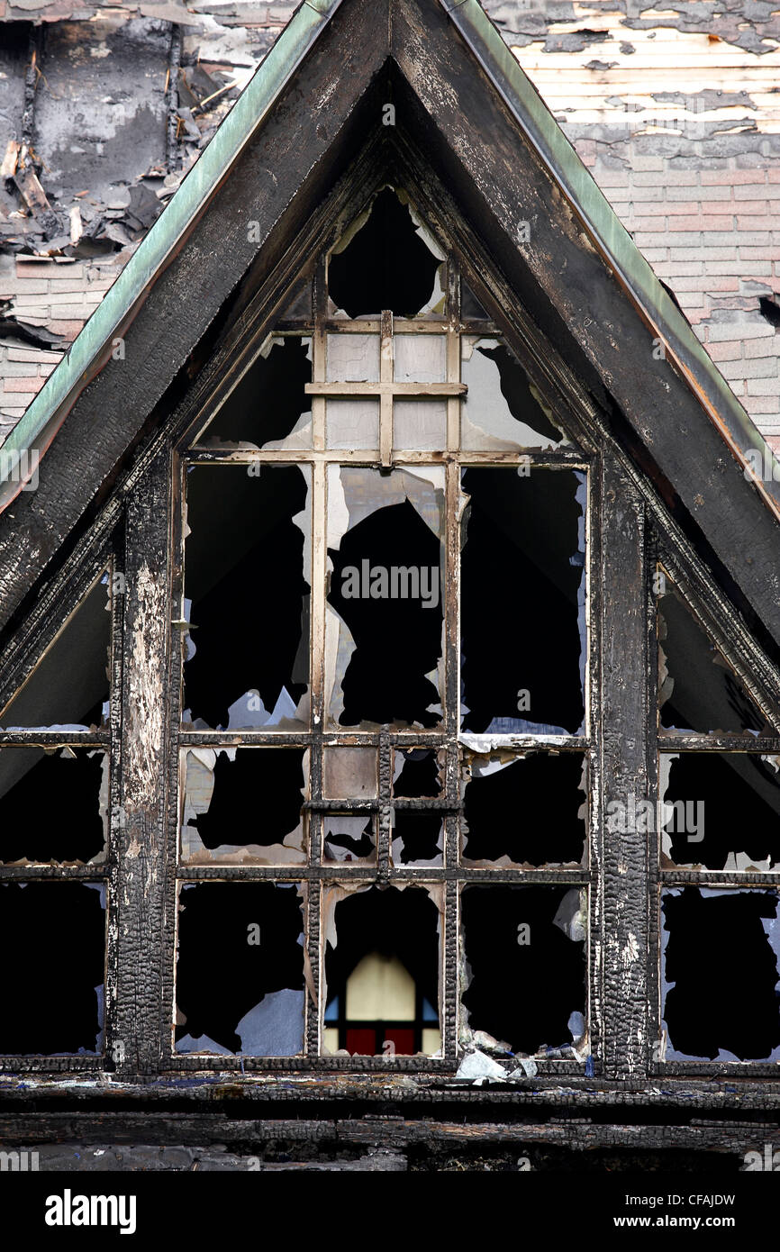 Burnt out church hi-res stock photography and images - Alamy