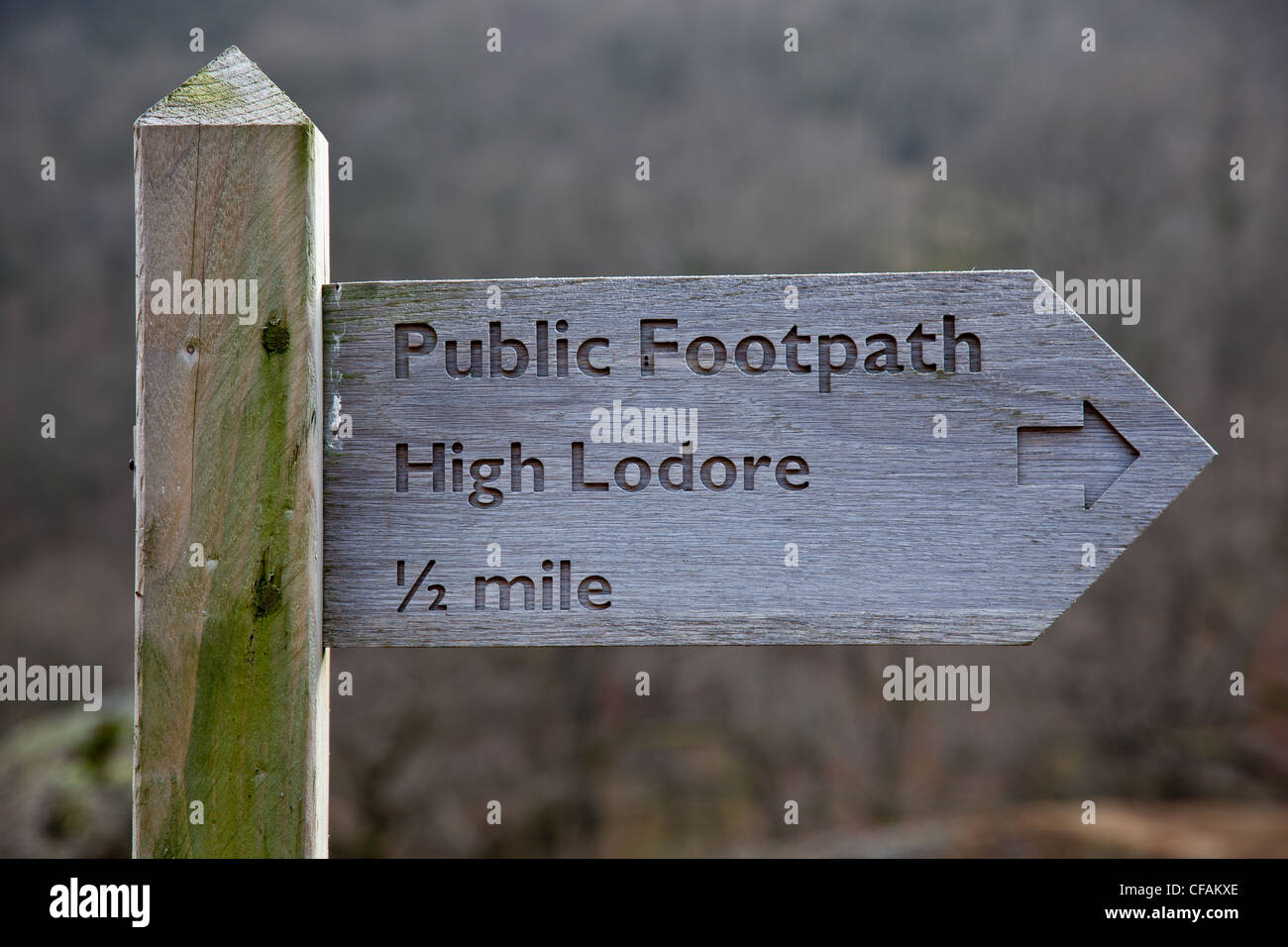 Footpath Sign Waymark Arrow High Resolution Stock Photography and ...