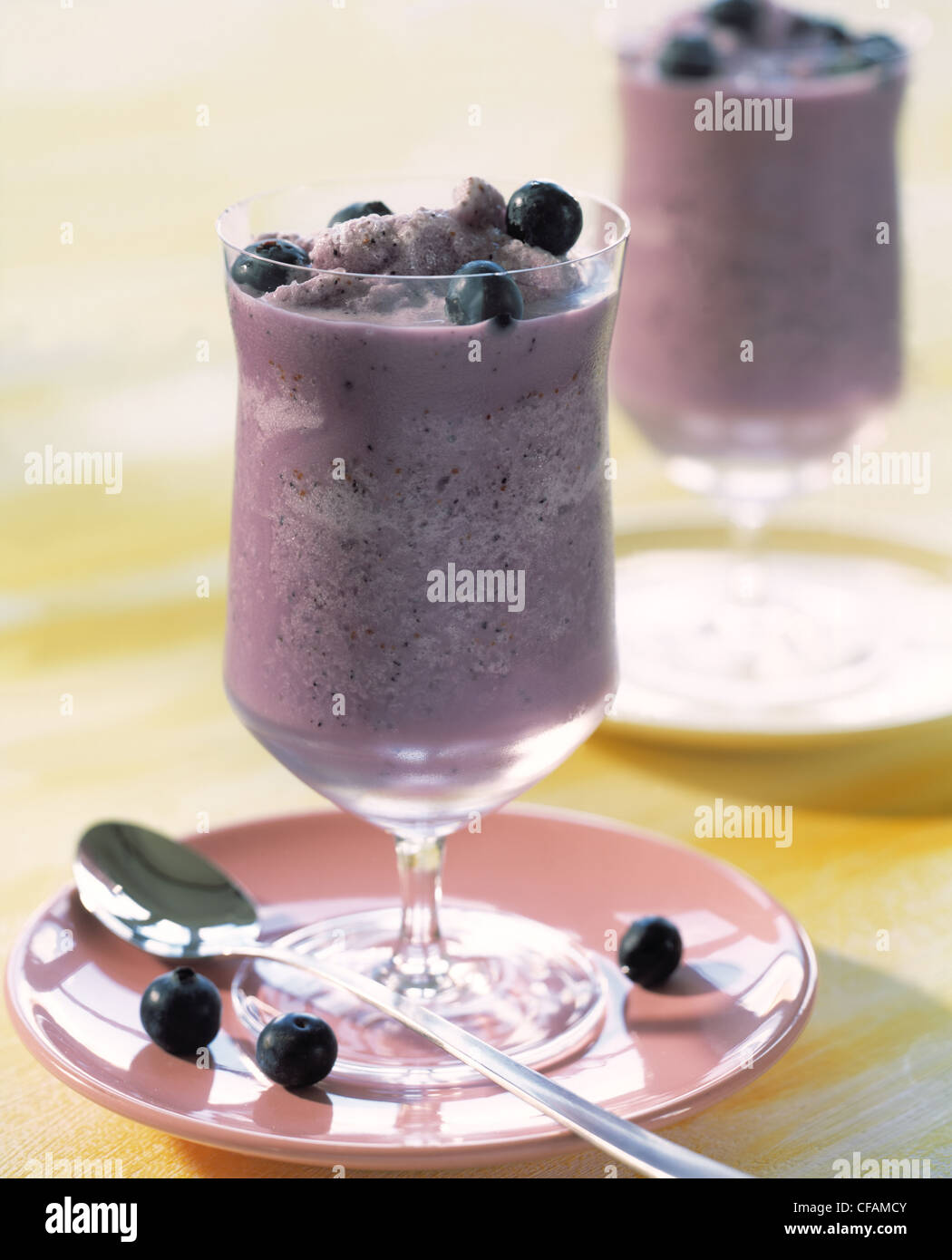 Blueberry - shake Stock Photo - Alamy