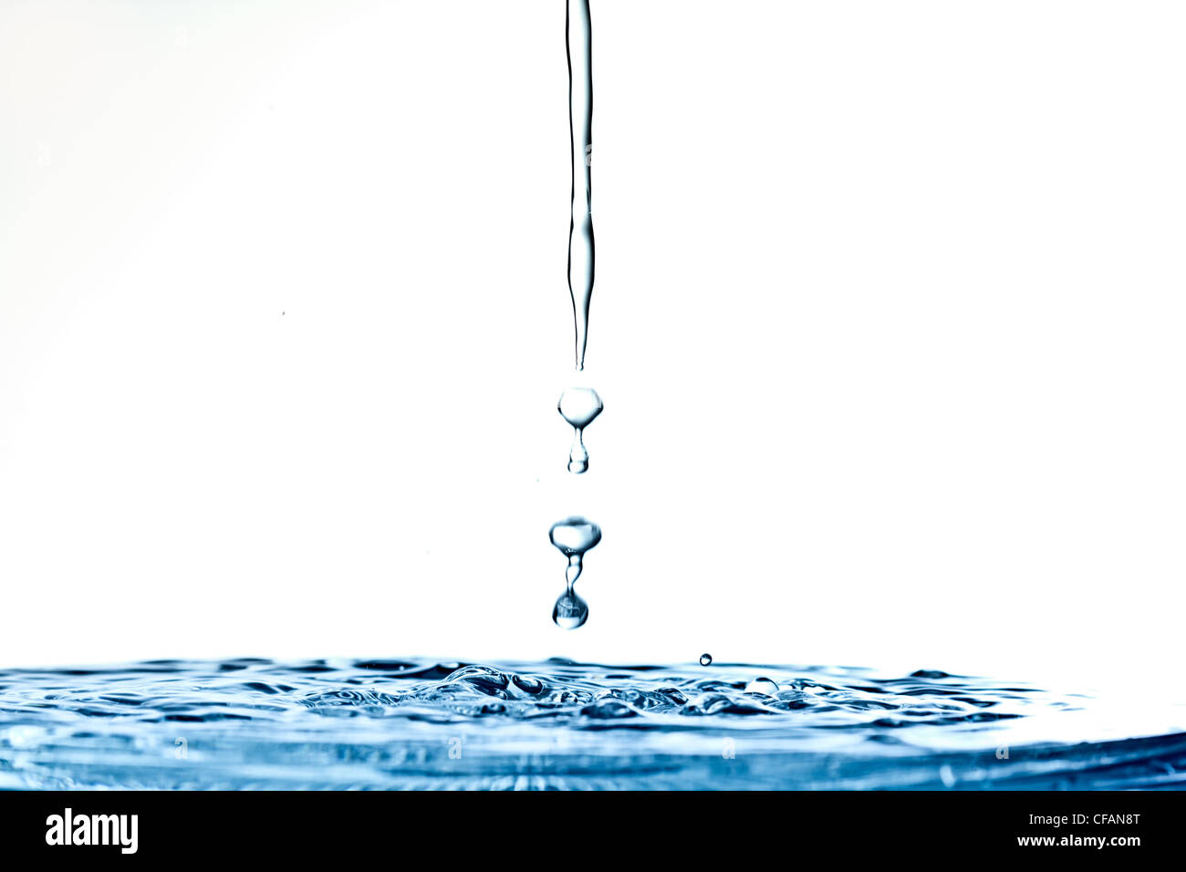 The fluid motion of water splashing as it is poured Stock Photo - Alamy