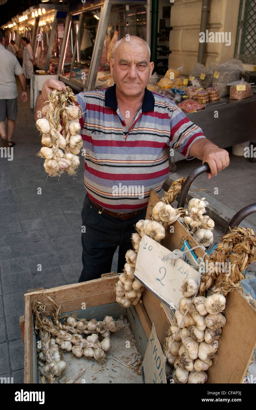 Athens Psiri The Central Market Stock Photo - Alamy