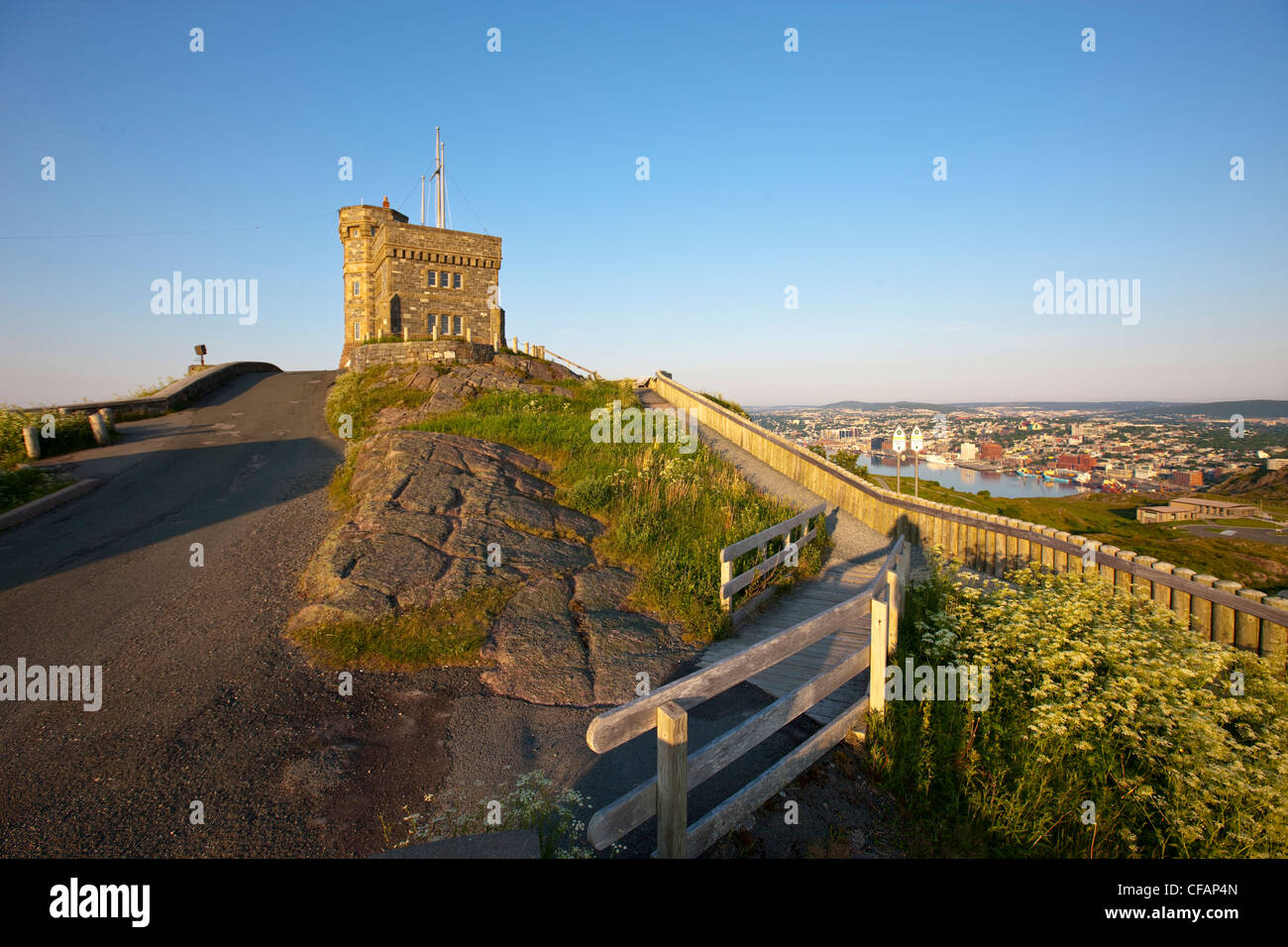 Cabot tower on signal hill hi-res stock photography and images - Alamy