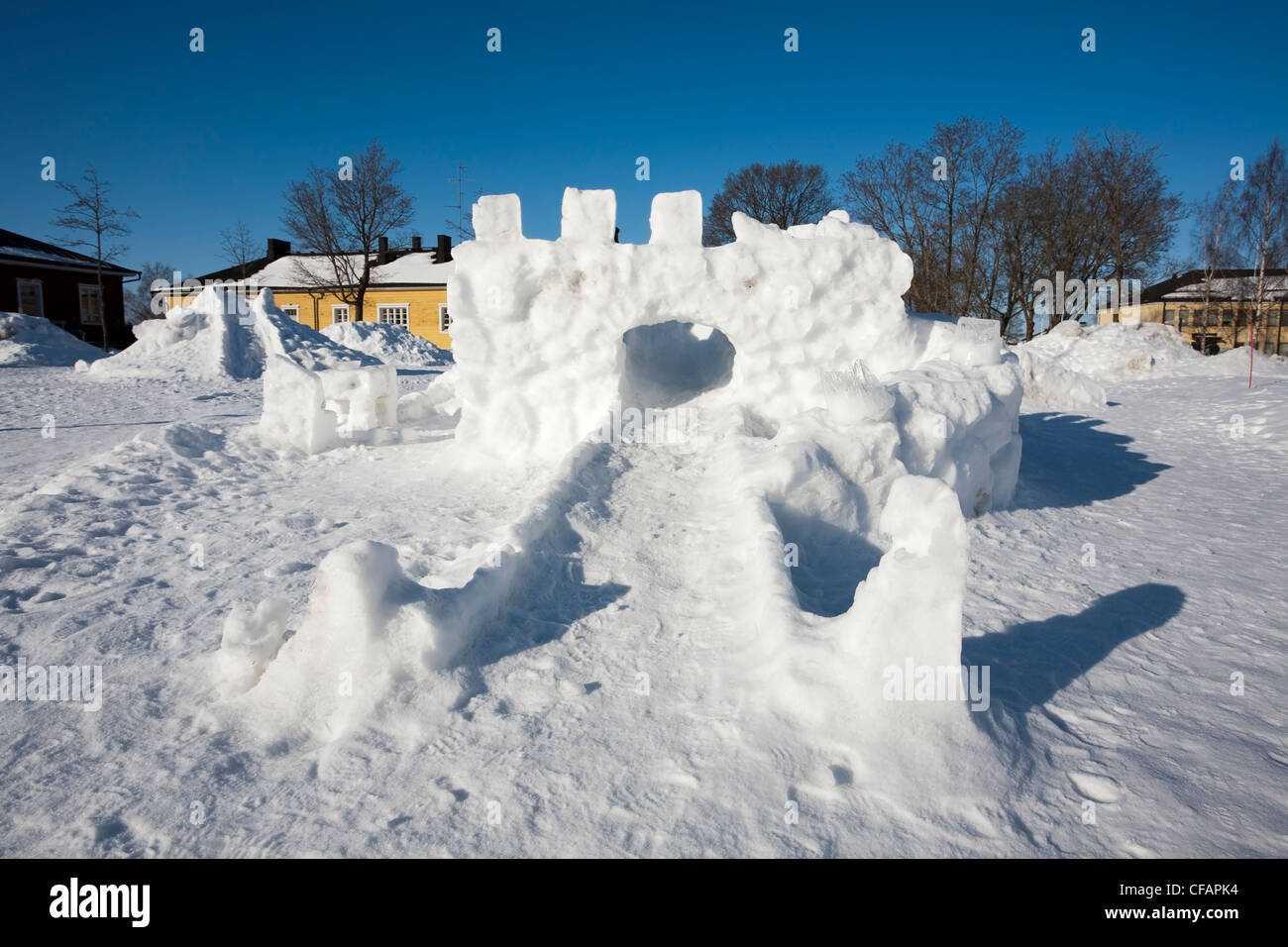Snow Castle High Resolution Stock Photography and Images - Alamy