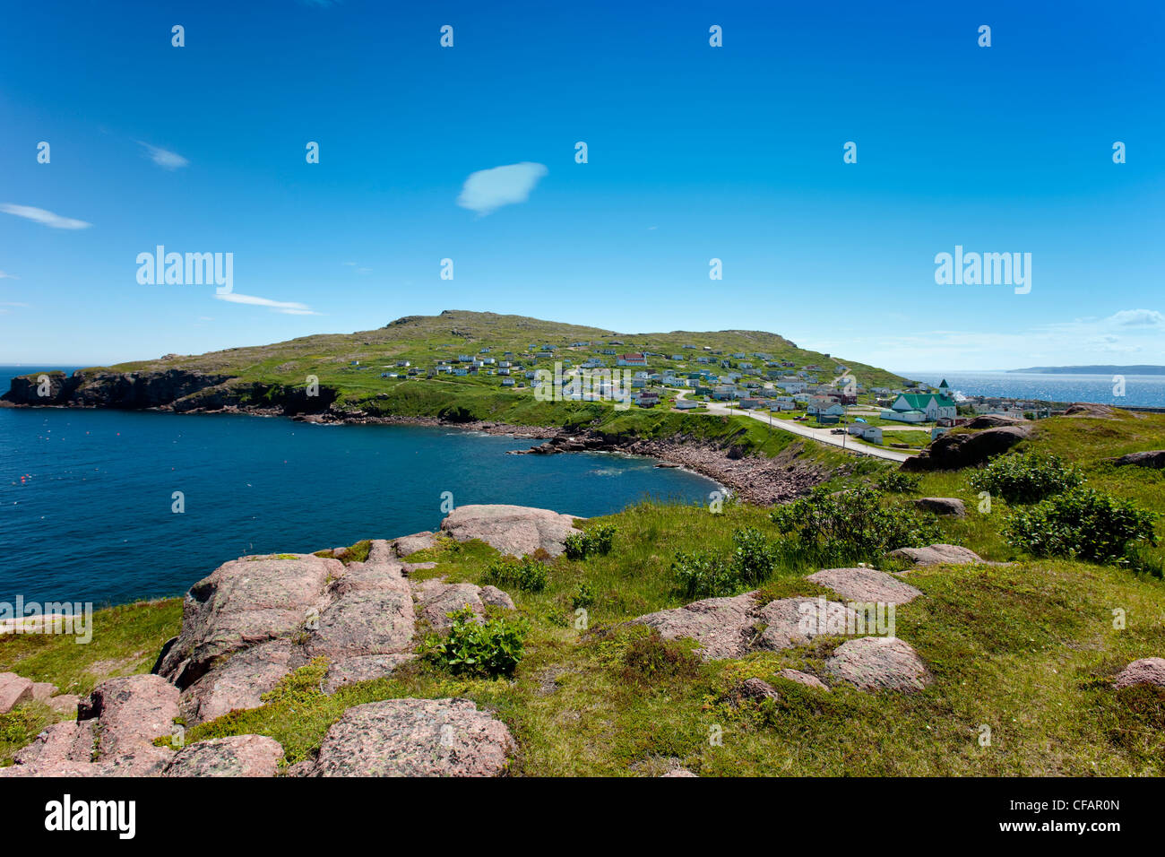 Village of Bay de Verde, Newfoundland and Labrador, Canada Stock Photo ...