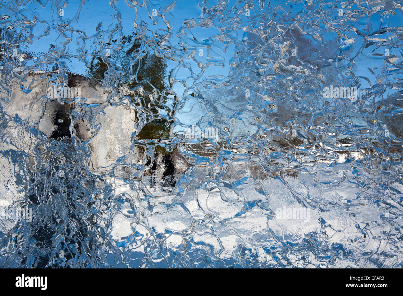 thin sheet of ice Stock Photo - Alamy