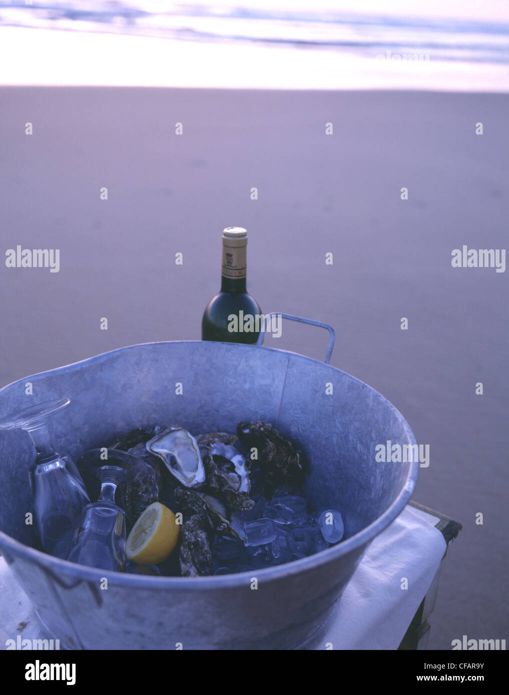 Oysters on rocks hi-res stock photography and images - Alamy