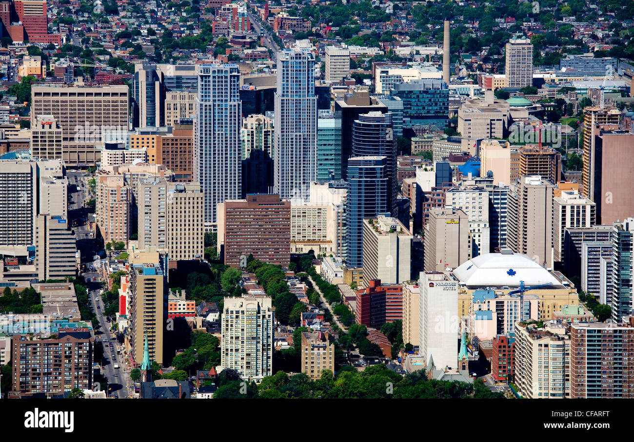 Aerial view of downtown Toronto, Ontario, Canada Stock Photo - Alamy
