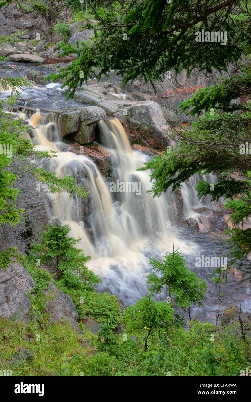 Black Brook waterfall in Highlands National Park, Cape Breton, Nova ...