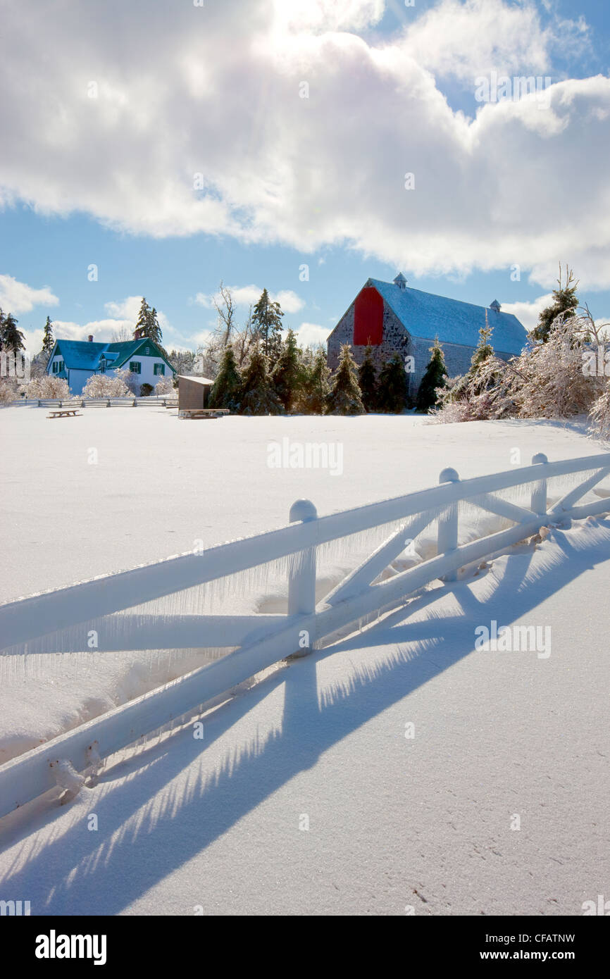 Silver thaw Anne Green Gables House Green Gables Stock Photo - Alamy