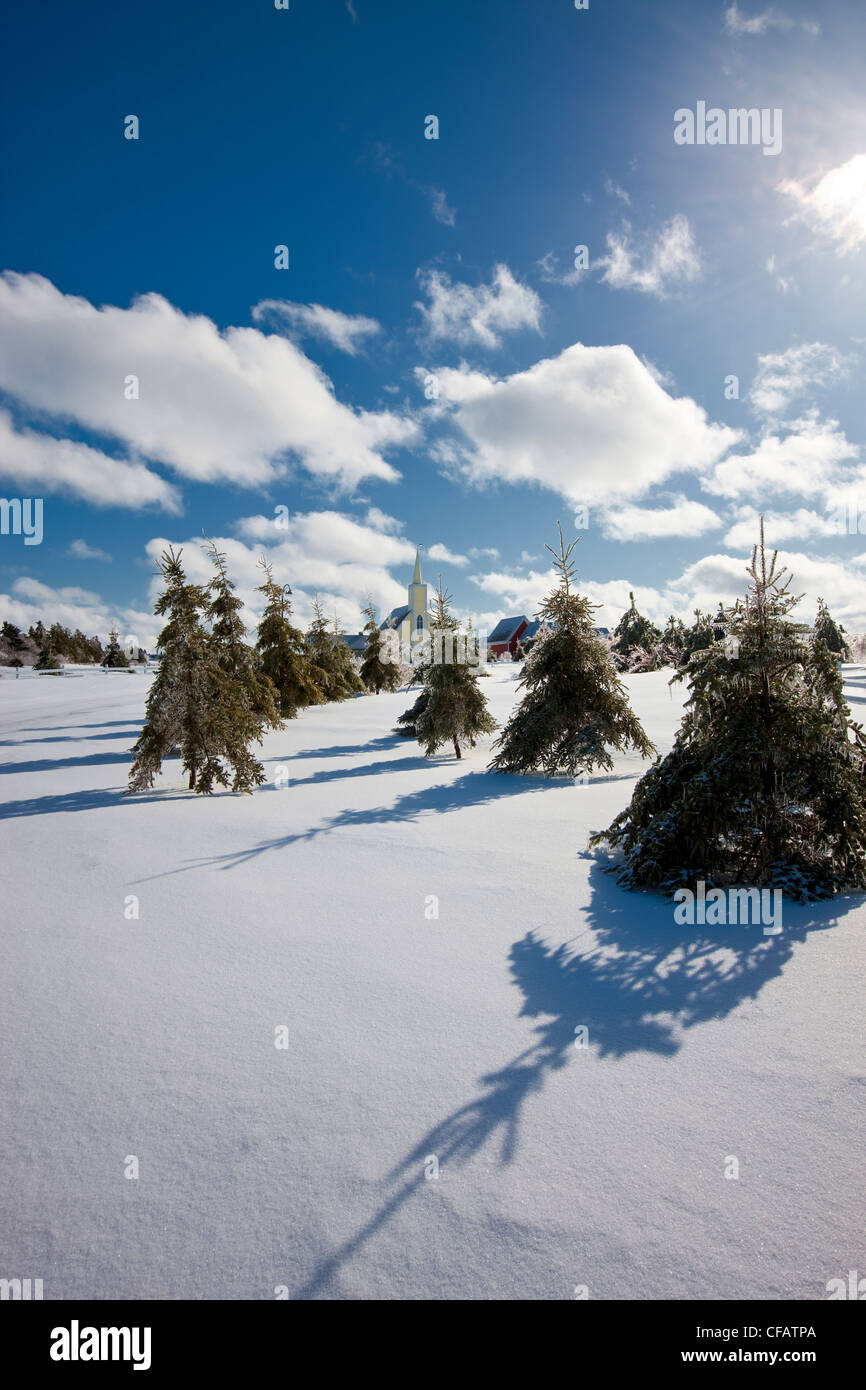 Avonlea Village in winter, Cavendish, Prince Edward Island, Canada ...