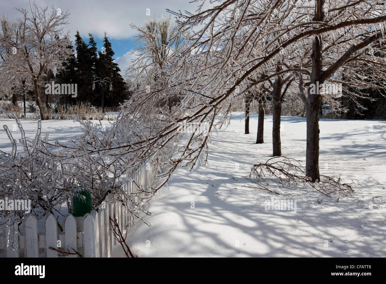 Avonlea Village in winter, Cavendish, Prince Edward Island, Canada ...