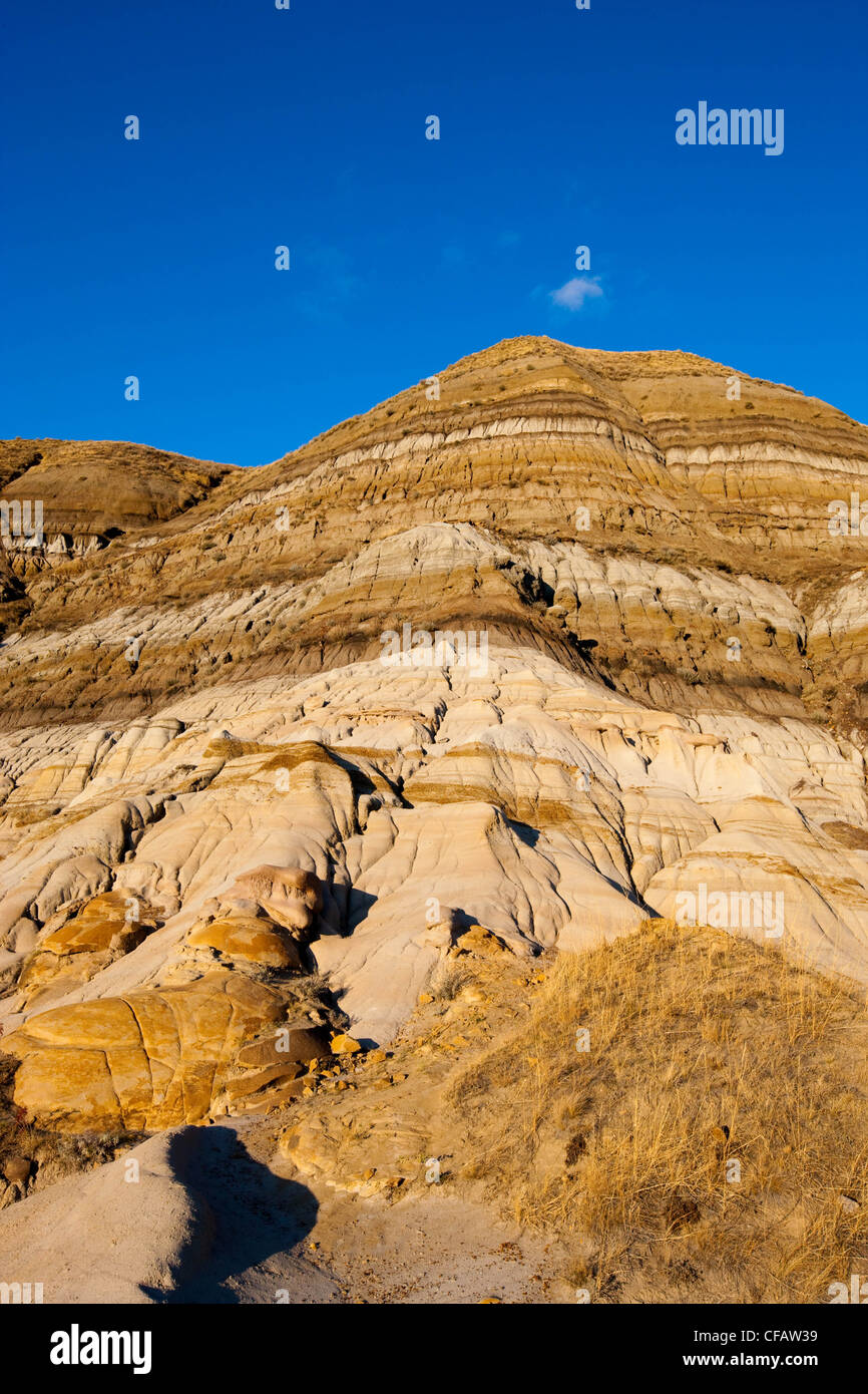Hoodoo formation in The Badlands, Drumheller, Alberta, Canada Stock ...