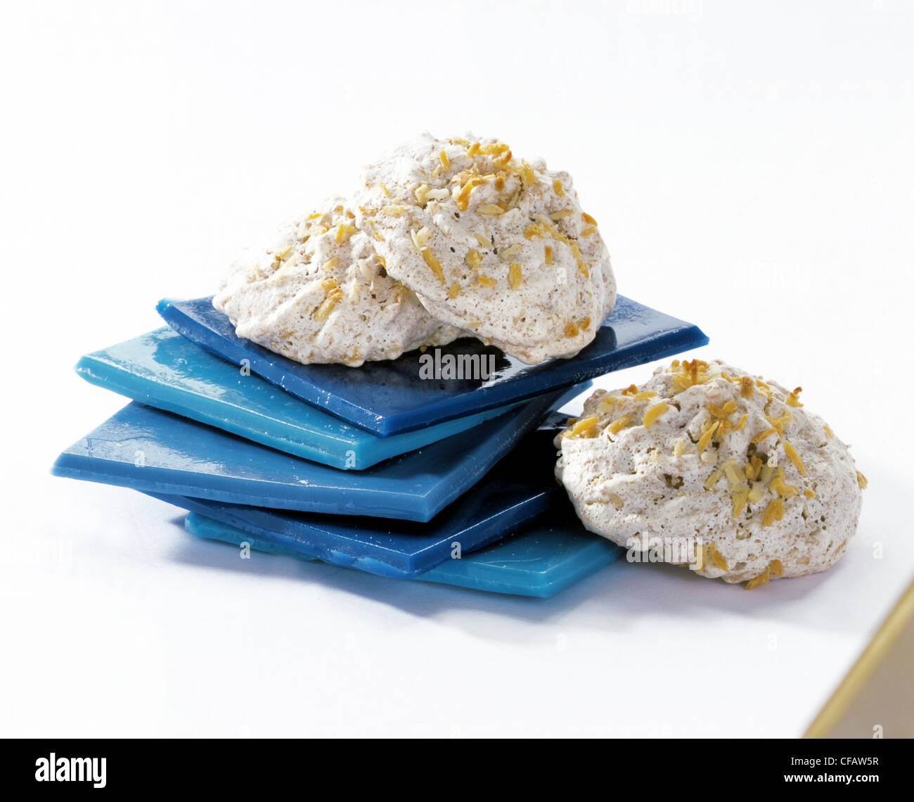 Cut out: Coconut macaroons Stock Photo - Alamy