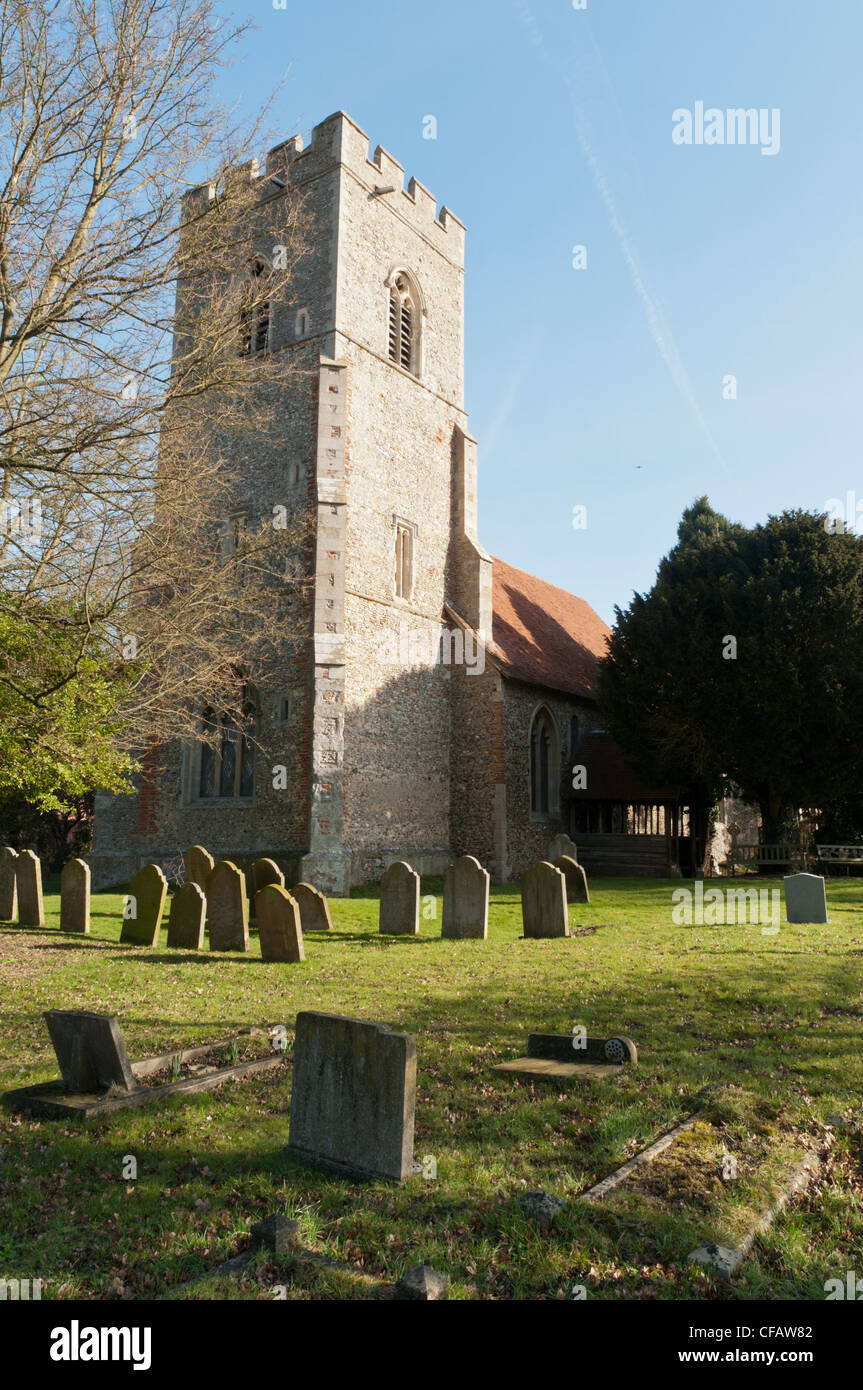 St Martins Church, White Roding, Essex, England Stock Photo - Alamy