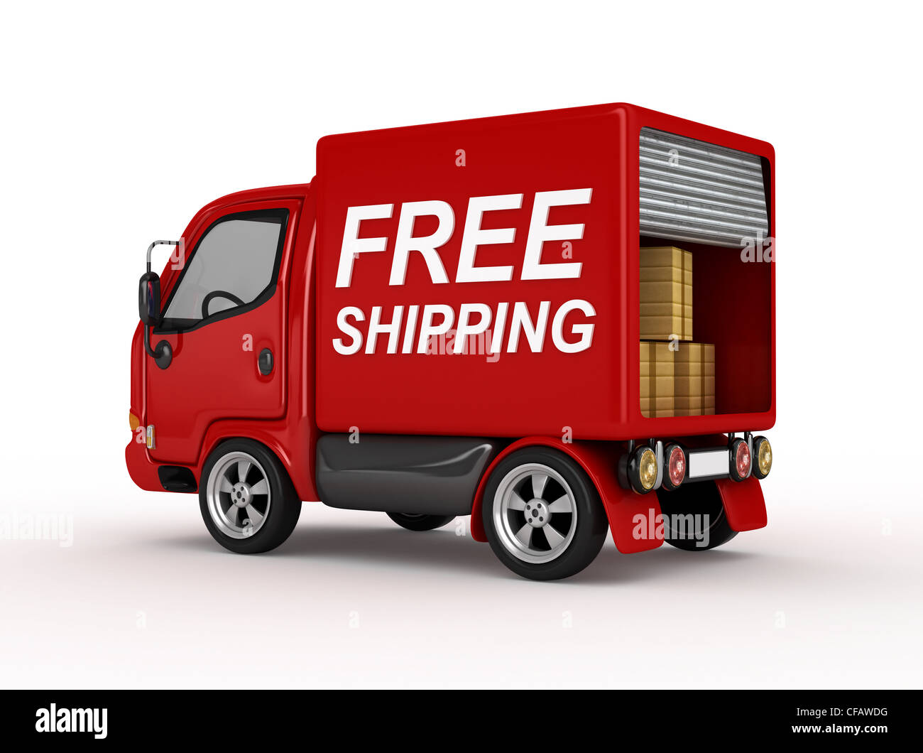 Shipping container house render hi-res stock photography and images - Alamy