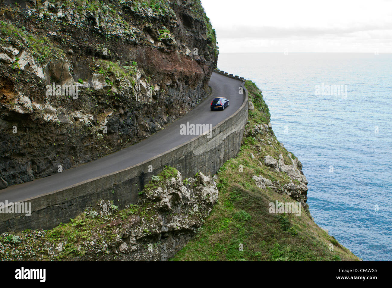 Old road 101, Madeira, Portugal Stock Photo - Alamy