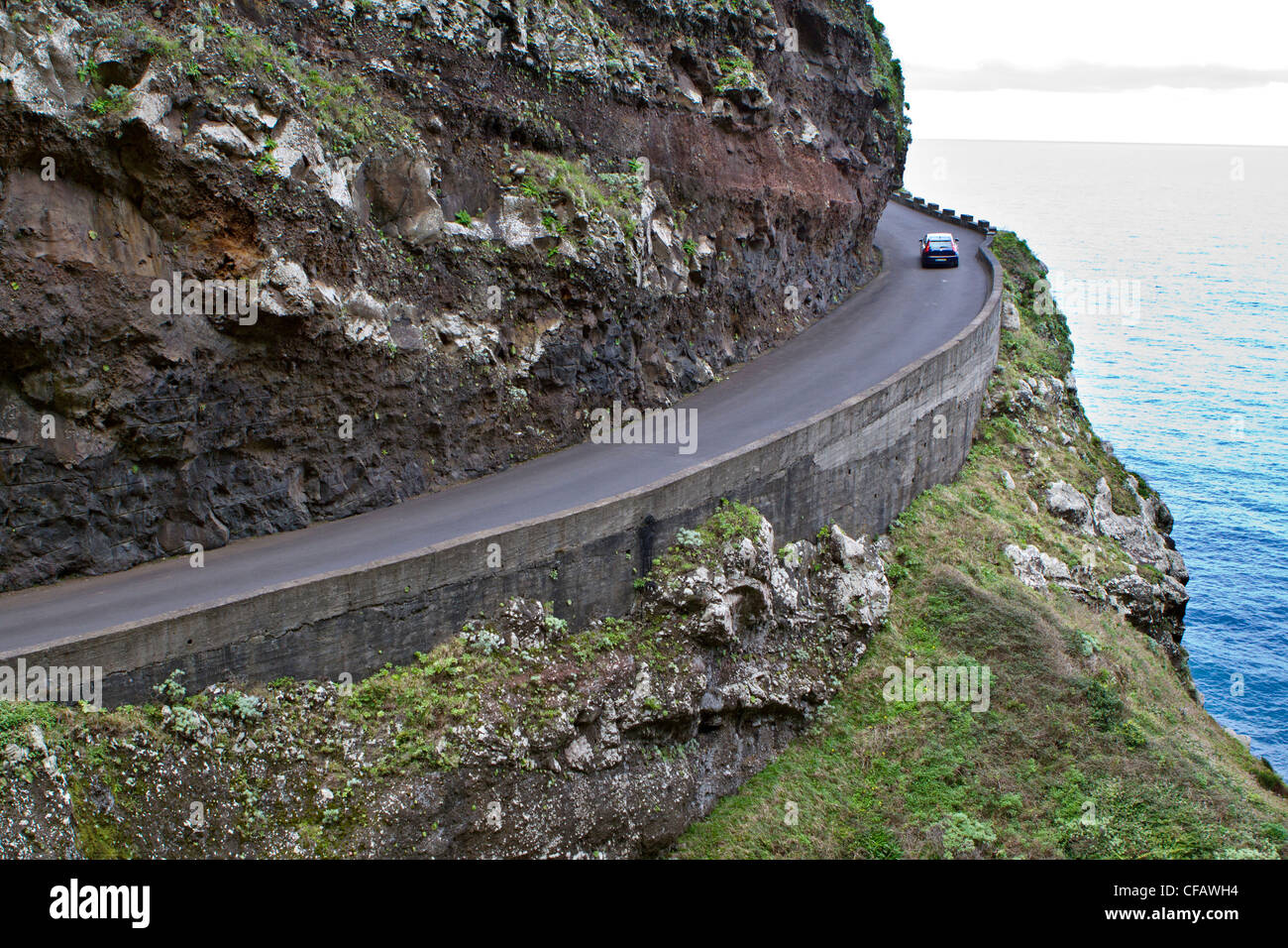 Old road 101, Madeira, Portugal Stock Photo - Alamy