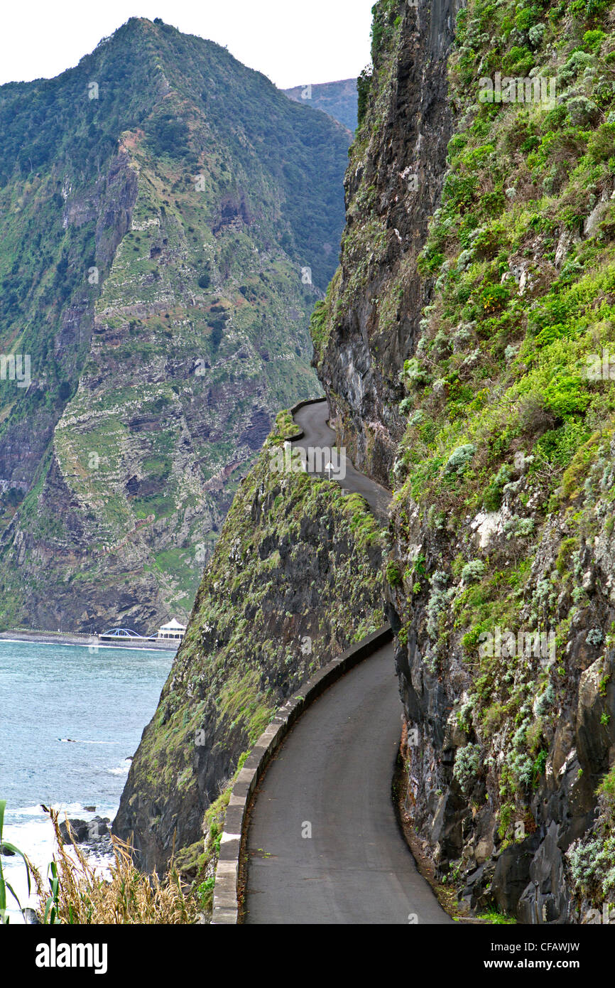 Old road 101, Madeira, Portugal Stock Photo - Alamy