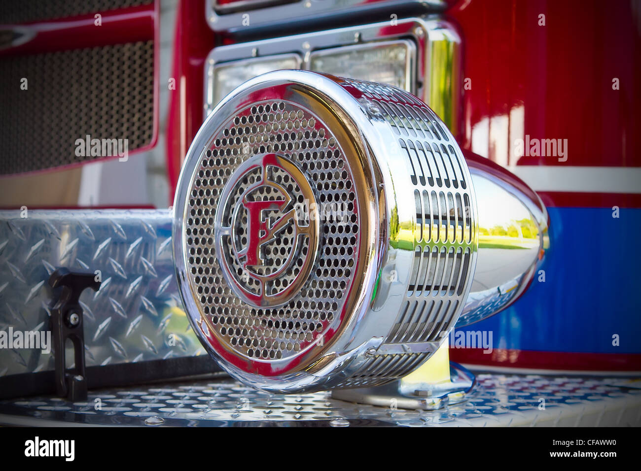 US Fire Engine Stock Photo - Alamy