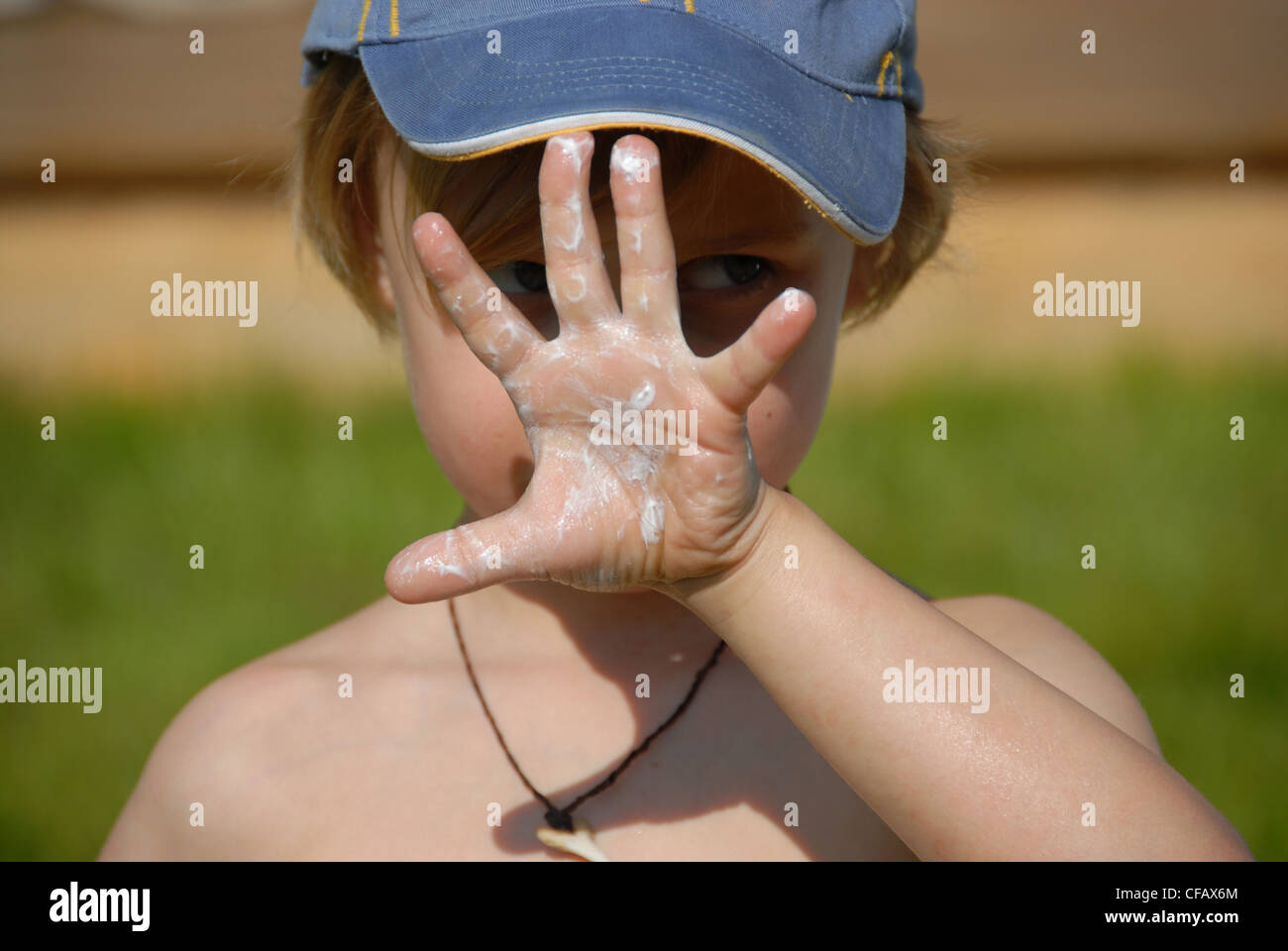 sun cream, sun blocker, sunburn, solar protection, child, hand, cream ...