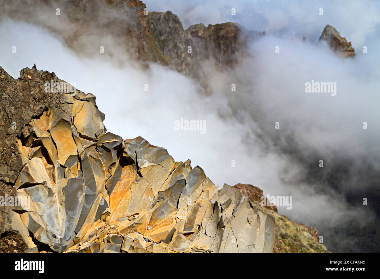 Volcanic rock Maderia, Portugal Stock Photo - Alamy