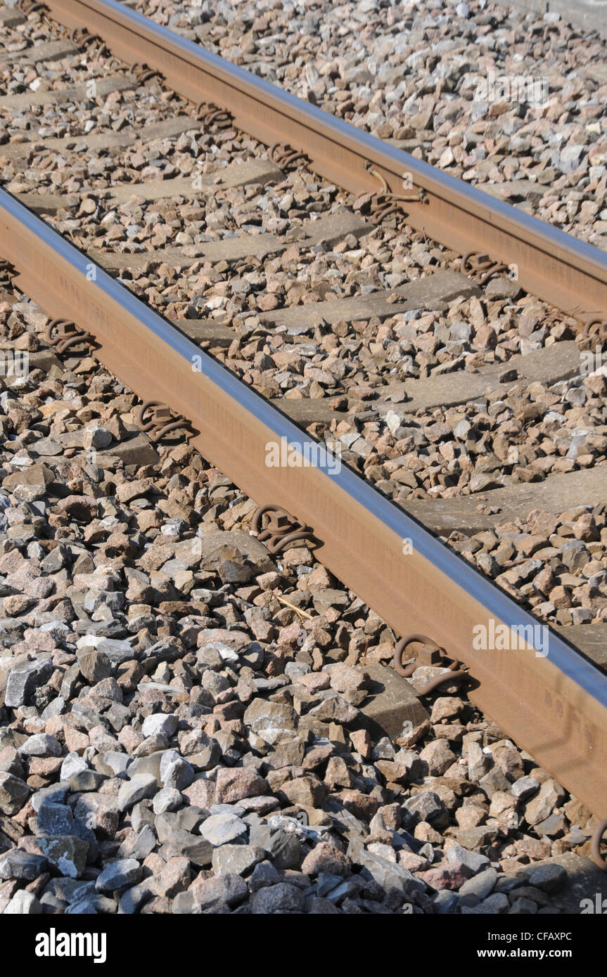 Railroad, rails, iron, rails, railroad, grits, road metals, direction ...