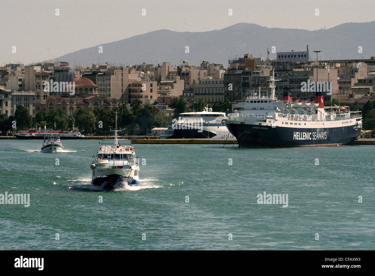 Athens Pireaus, the port of Athens Stock Photo - Alamy