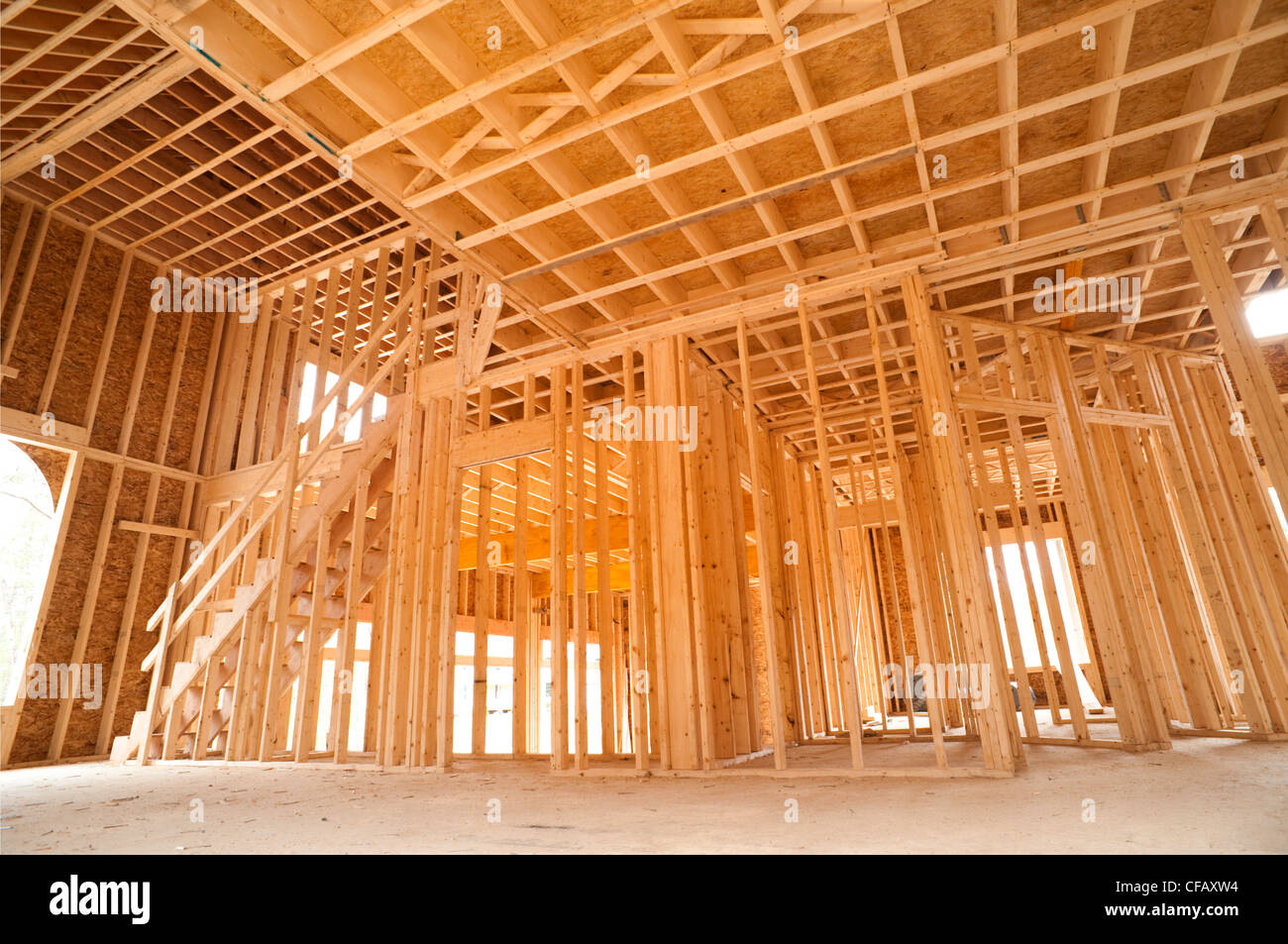 Framing a house hi-res stock photography and images - Alamy