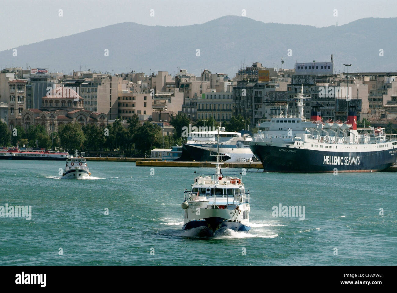 Athens Pireaus, the port of Athens Stock Photo - Alamy