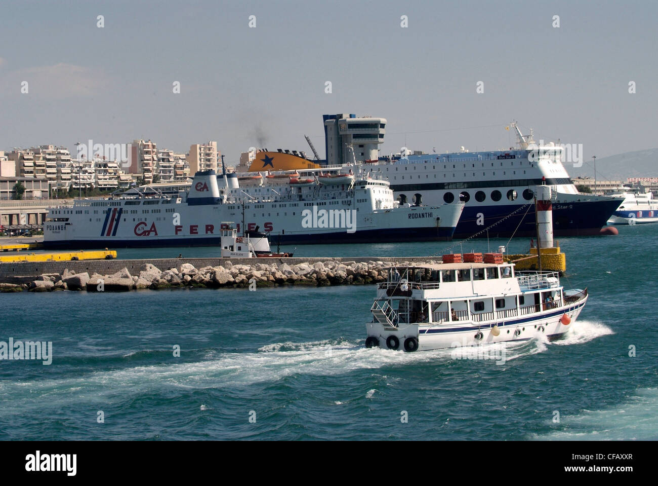Athens Pireaus, the port of Athens Stock Photo - Alamy