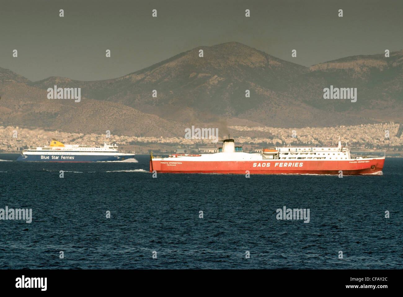 Athens Pireaus, the port of Athens Stock Photo - Alamy