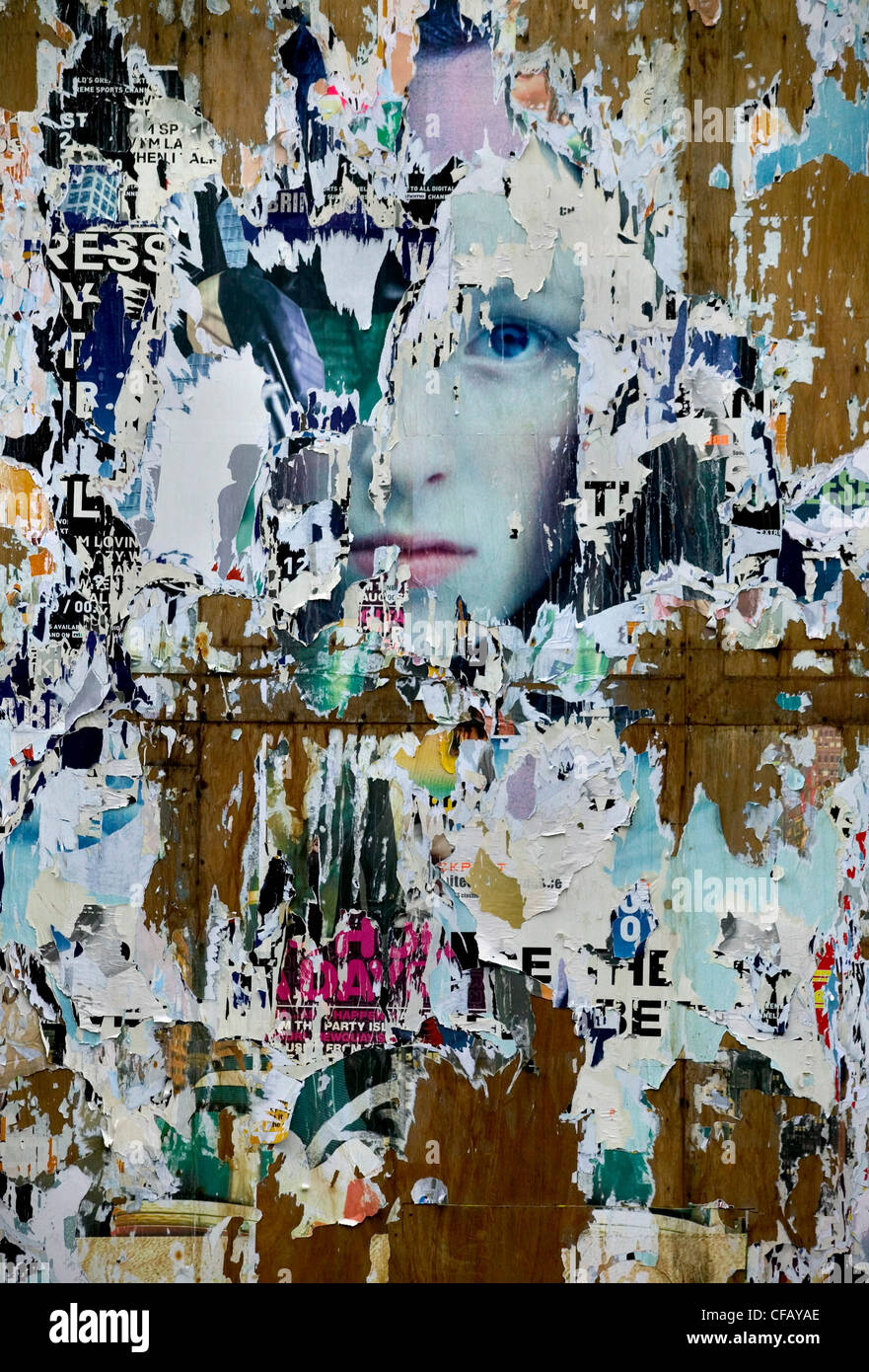 Torn poster hi-res stock photography and images - Alamy