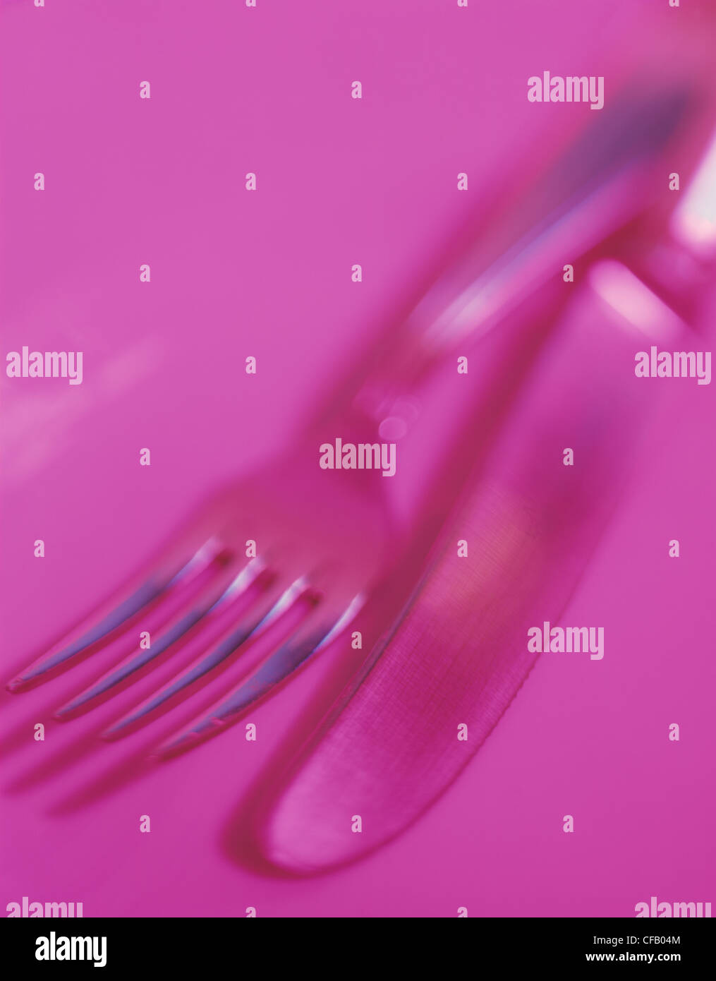 Still: Knife and fork Stock Photo - Alamy