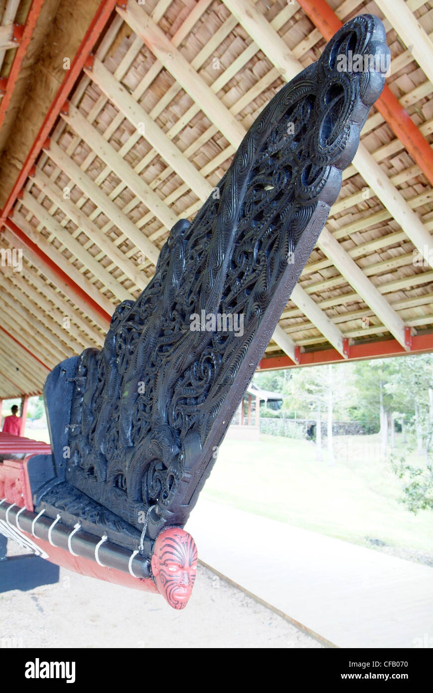 New Zealand, North Island, Bay of Islands, Waitangi Treaty Grounds ...
