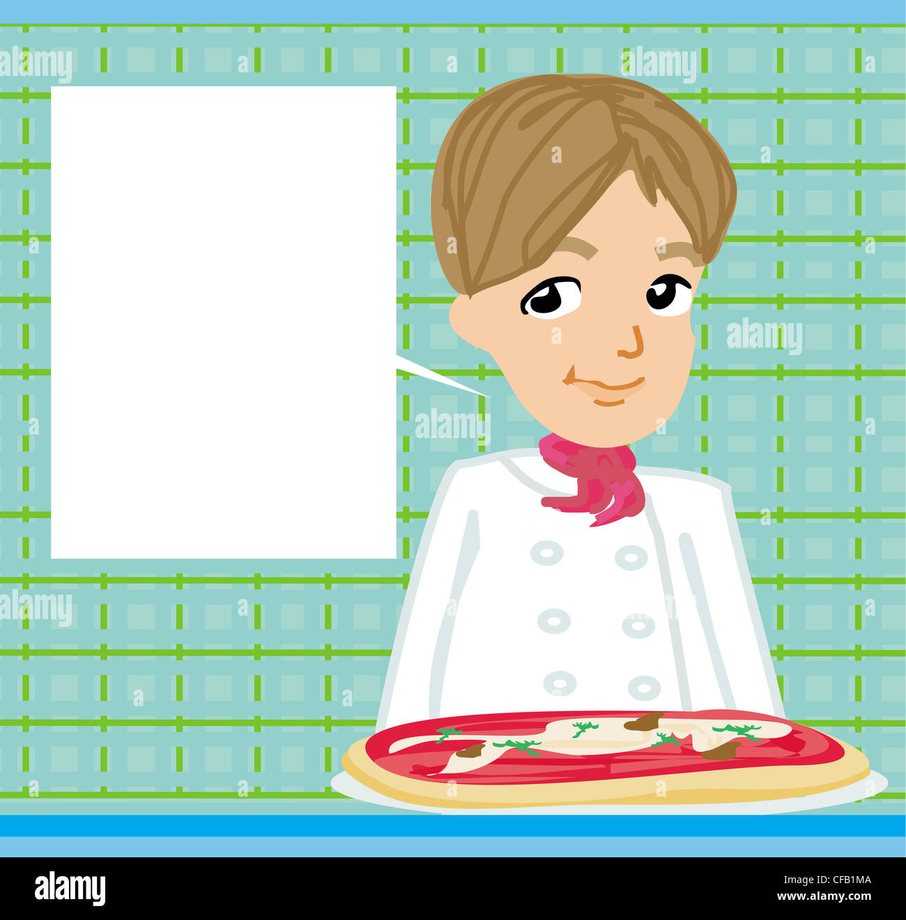 chef with pizza Stock Photo - Alamy