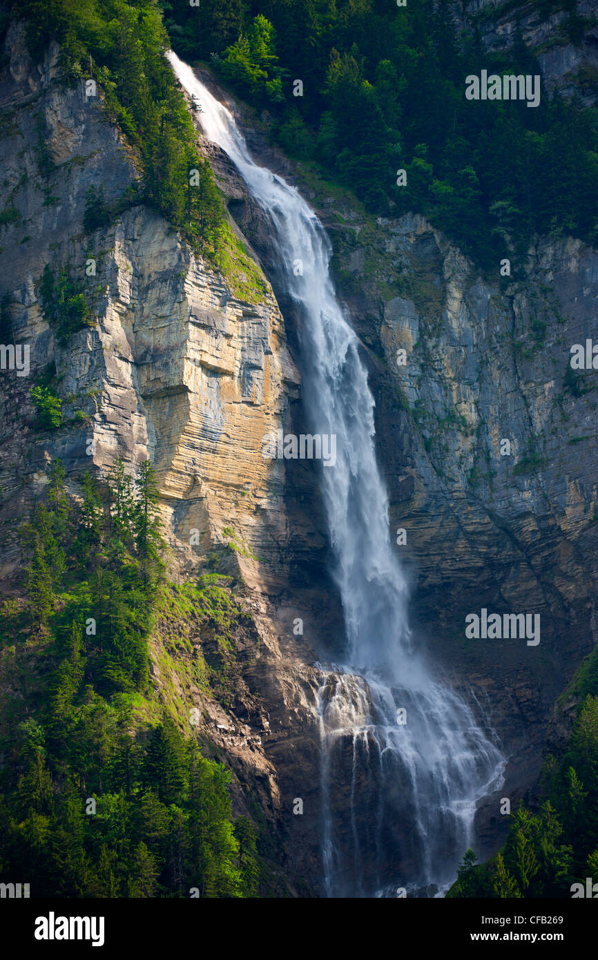 Oltschibachfall, Switzerland, canton Bern, Bernese Oberland, Haslital ...