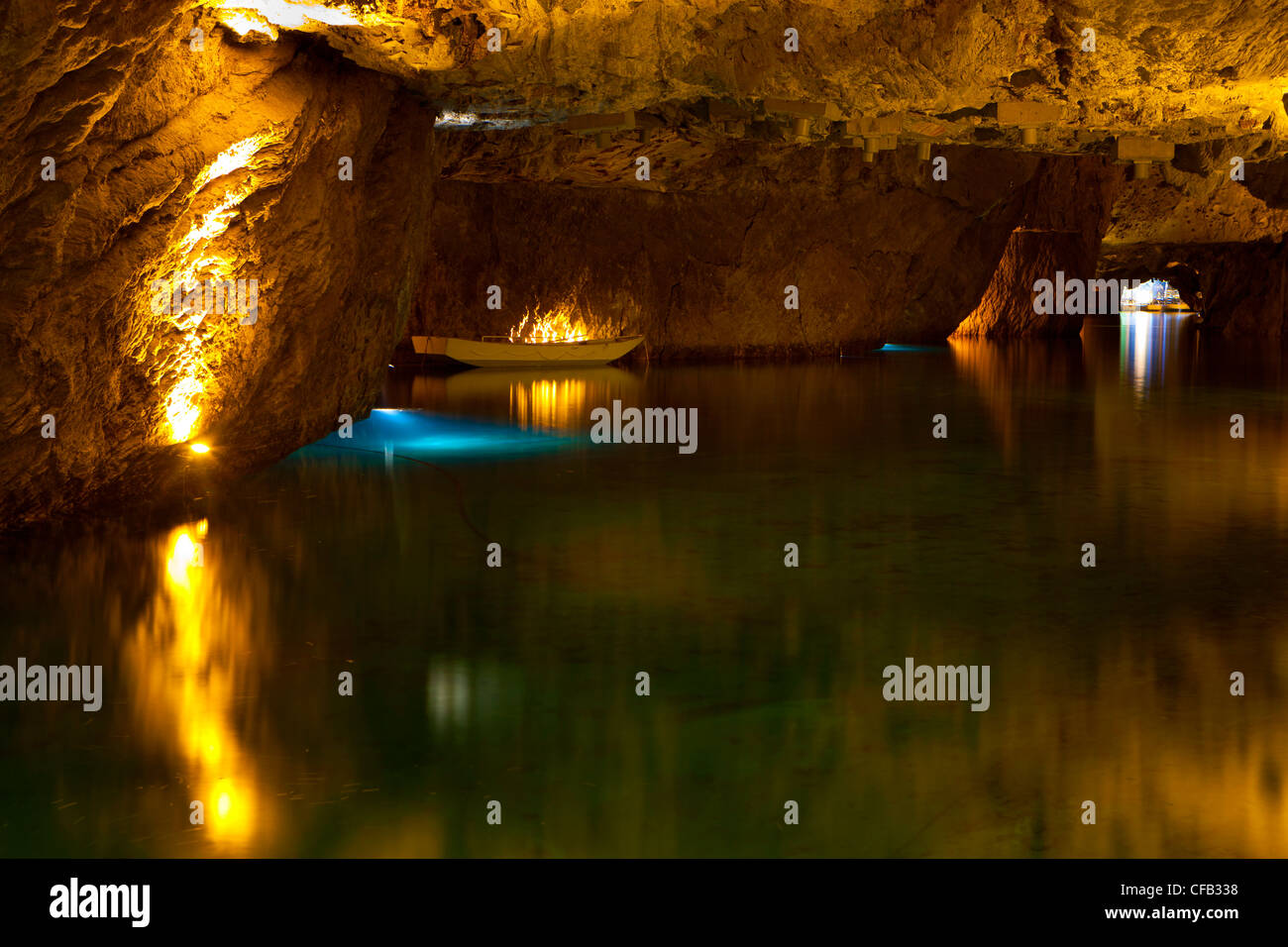 Saint Léonard, Lac souterrain, Switzerland, Valais, cave, lake, cave ...