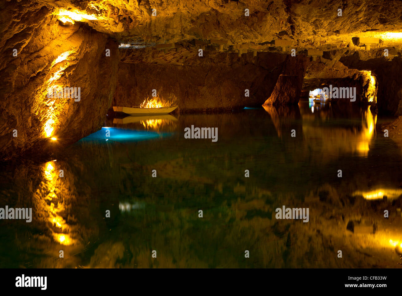 Saint Léonard, Lac souterrain, Switzerland, Valais, cave, lake, cave ...
